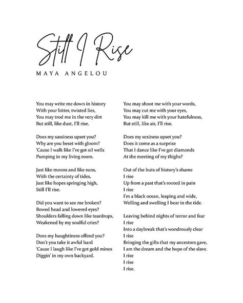 Maya Angelou Printable Image My Xxx Hot Girl