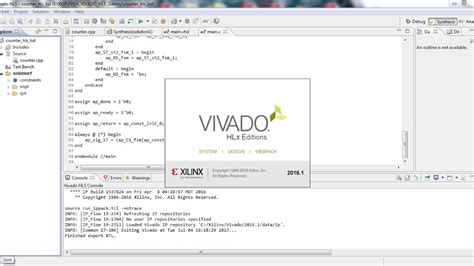 Counter Design In Vivado Hls High Level Synthesis Targeting Zynq Fpga Youtube