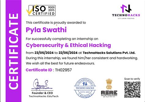 Pyla Swathi On Linkedin Hello All Here Is My Certificate On