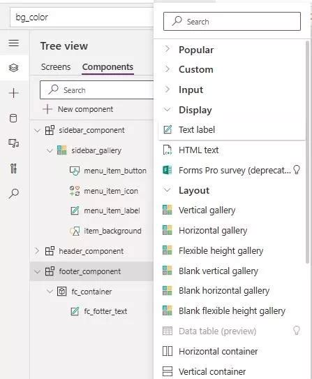 Powerapps How To Create And Customize Header And Footer Component Vivasoft Ltd
