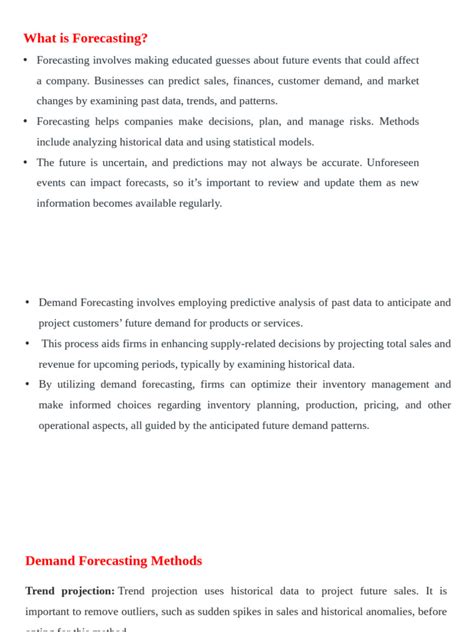 Demand Forecasting And Methods Pdf
