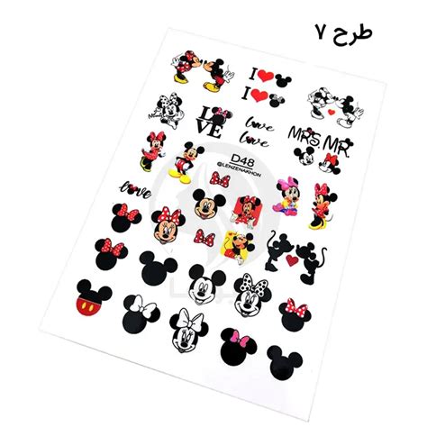 لنز ناخن بچه گانه مدل کارتونی فروشگاه اینترنتی فیوشا