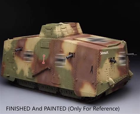 Meng Model 135 Ts 017 German A7v Tank Krupp Rare Ebay