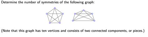 Solved Determine The Number Of Symmetries Of The Following