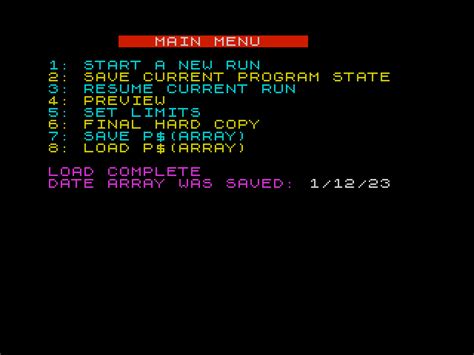 Mandelbrot Generator Timexsinclair Computers Mandelbrot Generator Timexsinclair Computers