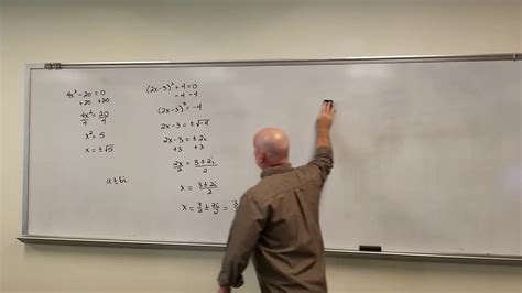 Quadratic Equations Part YouTube