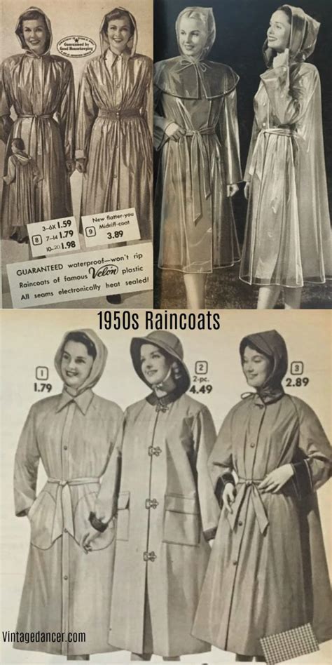 History Of Vintage Raincoats Jackets And Capes For Women Rain