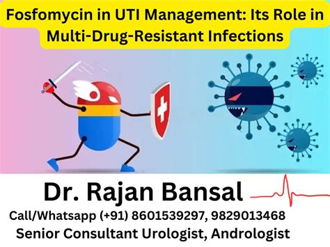 Fosfomycin In UTI Management Its Role In Multi Drug Resistant Infections