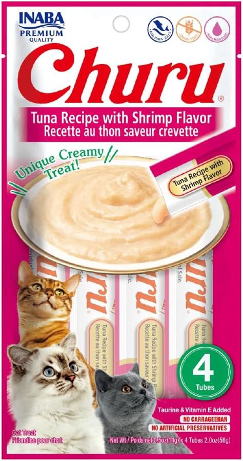 Churu Recette Au Thon Saveur Crevette 56g Pour Chat Animalmarket