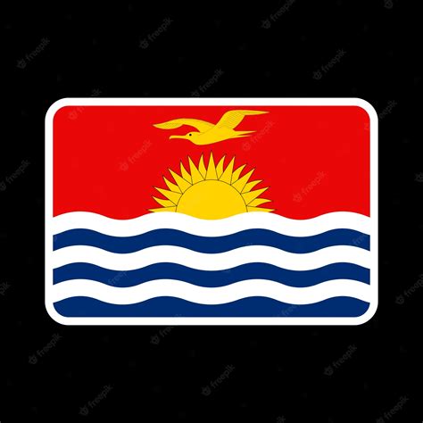 Premium Vector Kiribati Flag Official Colors And Proportion Vector