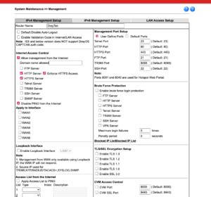 Configuring A Draytek Vigor Router Exa Networks