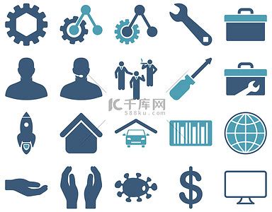 设置和工具图标高清摄影大图 千库网