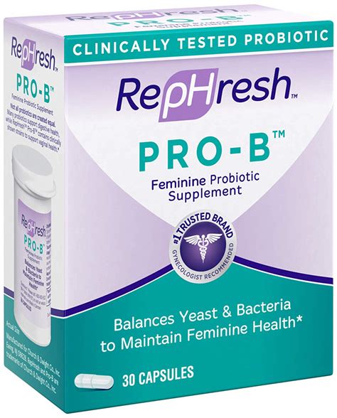 Buy Rephresh Pro B Probiotic Feminine Supplement 30 Count Special