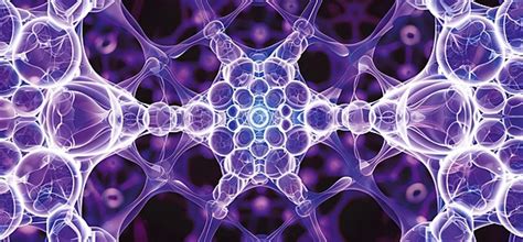 Abstract Representation Of Interconnected Molecular Structures In