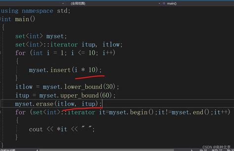 C set和map c set 默认值 CSDN博客