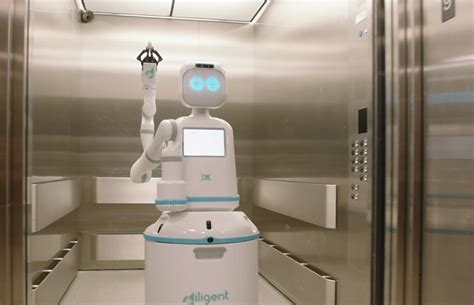 Moxi Reaches Milestone Of 100000 Autonomous Elevator Rides In Hospitals The Robot Report