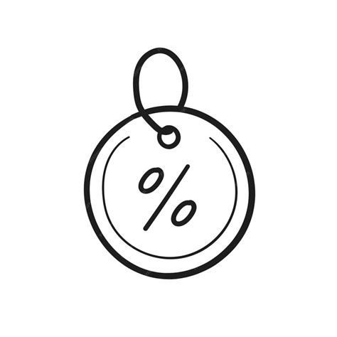 Premium Vector Hand Drawn Price Tag Label Illustration Icon Vector Doodle