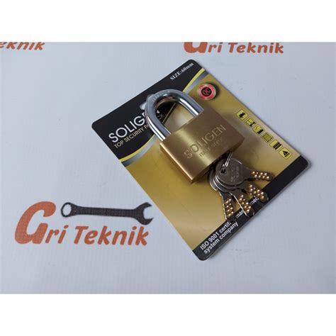 Jual Original Tipe Short Gembok Kuningan Soligen Tipe Leher Pendek