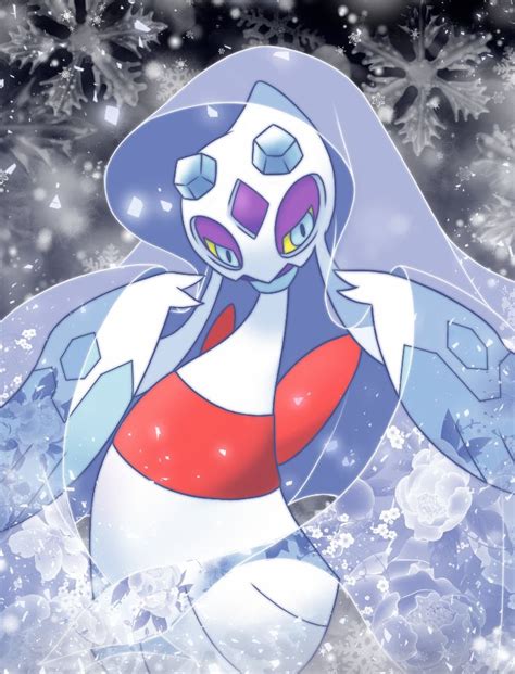 Rescuing Delfox From The Snow Froslass  Ice Pokemon Fanart