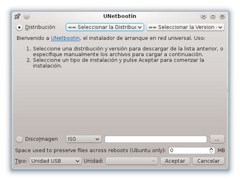 UNetbootin Creando Dispositivos USB En Vivo Desde Imagenes ISO Activa Sistemas