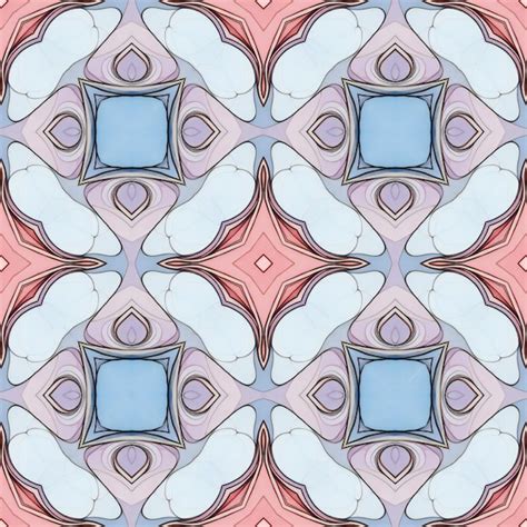 Premium Ai Image Seamless Kaleidoscope Pattern
