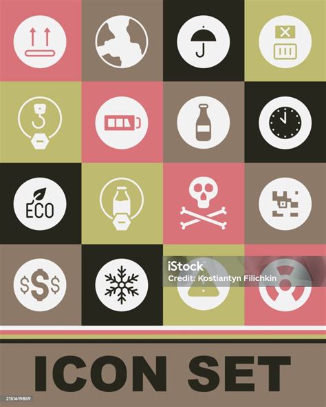 Set Radioactive Qr Code Clock Delivery Package With Umbrella Battery