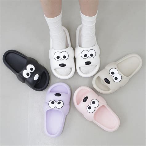 유니온니 귀엽고 예쁜 경량커플 강아지슬리퍼 실내외용 Eva슬리퍼