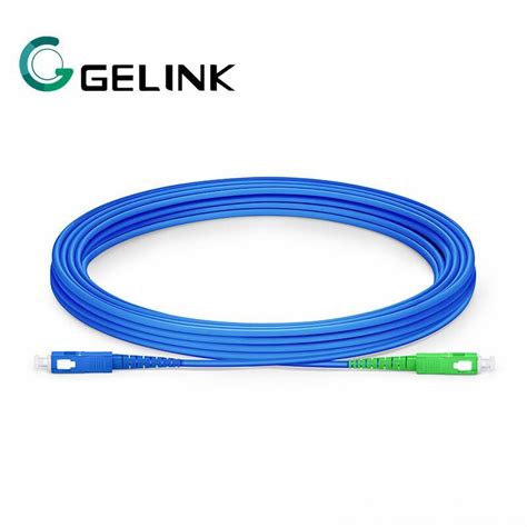 Armored Cable Sc APC To Sc Upc Single Mode Simplex M Fiber Optic Patch Cord Patch Cord And