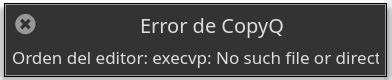 Execvp No Such File Or Directory Error On Trying To Edit With Editor Issue 1250 Hluk