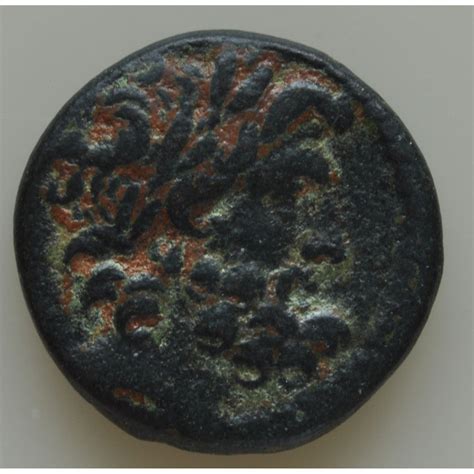 Augustus 27 Bc 14 Ad Ae 20 Antioch Syria Obv Laur Head Of Zeus