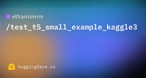 Ethansimrmtestt5smallexamplekaggle3 · Hugging Face