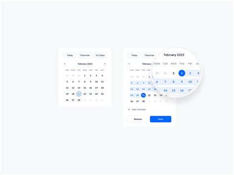 Date Picker Web Application By Dmitry Sergushkin On Dribbble