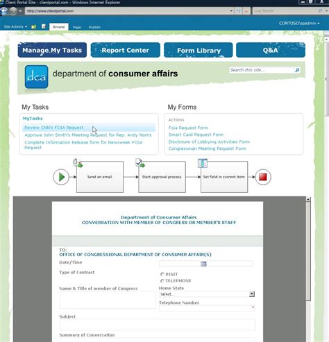 Celina Moser Baginski SharePoint Branding Portfolio Microsoft Demo Site