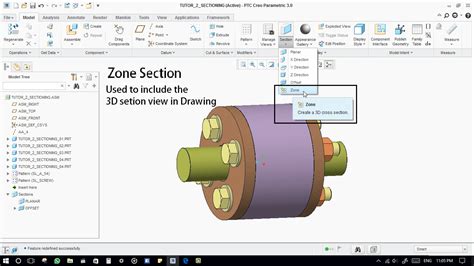Sections In Creo Offset Zone Sections Full Unfold Full Aligned In Creo 3 0 ExtruDesign