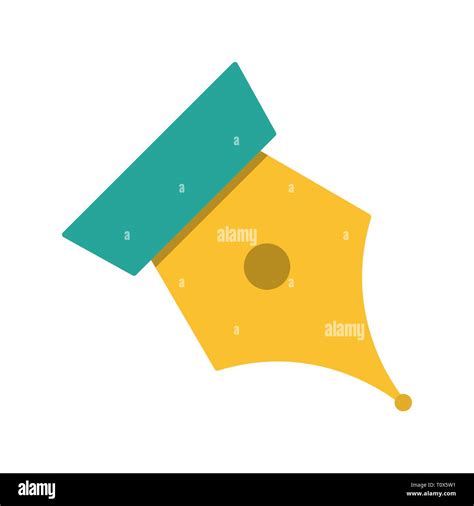 Illustration Nib Icon Stock Photo Alamy