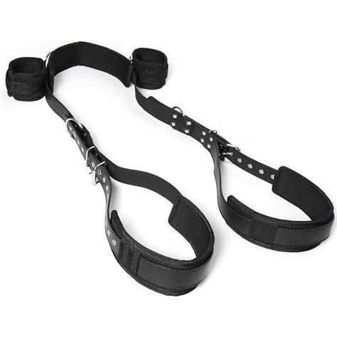 Bdsm Sex Bondage Thigh Sling Leather Bed Restraints Kit With