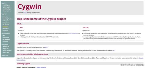【cygwin】不用装linux系统，使用cygwin让windows秒变类unix工作台 技术栈