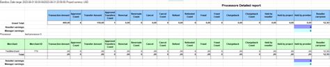 Processor Detailed Report Payneteasy Api