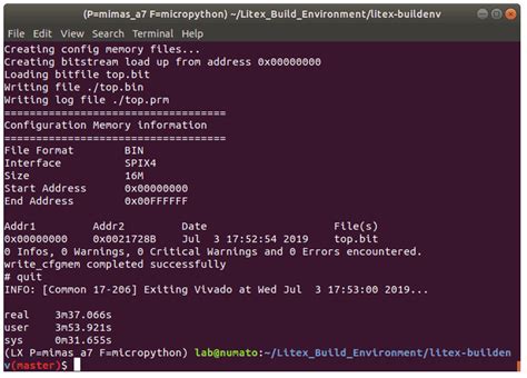 Running Micropython On Mimas A7 Using Litex And Migen Numato Lab Help