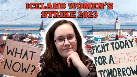 Iceland Womens Strike 2023 A Day In The Life Vlog Youtube