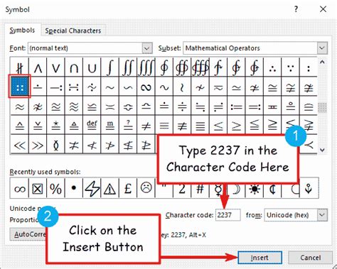 ∷ How To Type Insert Proportion Symbol In Word On Keyboard How To Type Anything