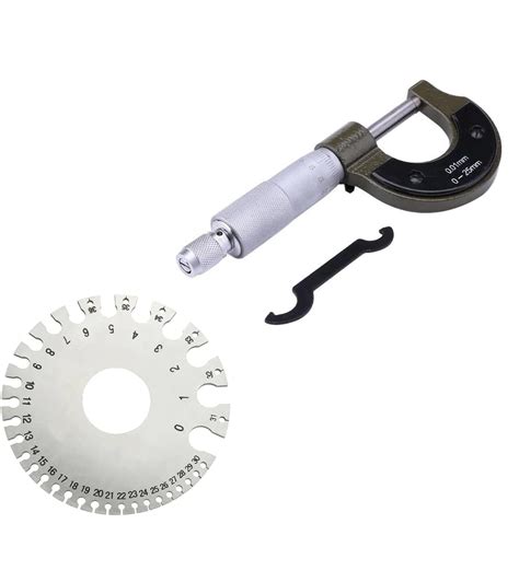 Digital Craft 0 25mm Outside Micrometer Caliper Precision Gauge