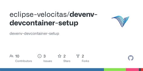 Github Eclipse Velocitasdevenv Devcontainer Setup Devenv