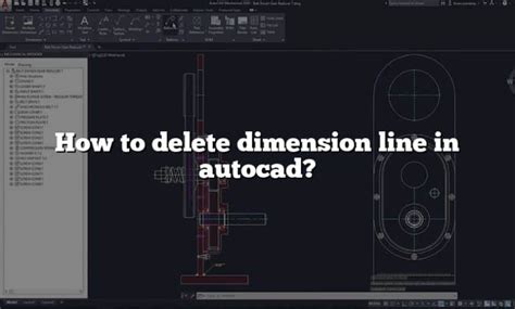 How To Delete Dimension Line In Autocad