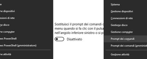 Sostituire Prompt Dei Comandi Con Windows Powershell In Windows 10