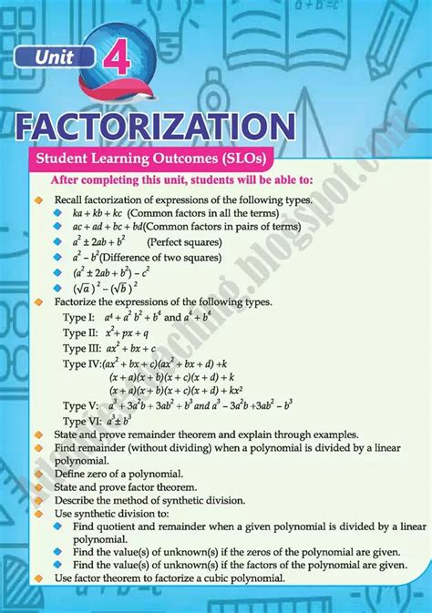 Adamjee Coaching Factorization Mathematics Class 9th Text Book