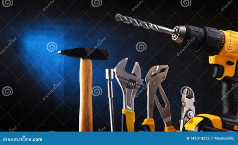 Different Kinds Of Hardware Tools Stock Photo Image Of Metalworking Monkey 149014252