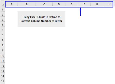 How To Convert Column Number To Letter In Excel 3 Methods Exceldemy
