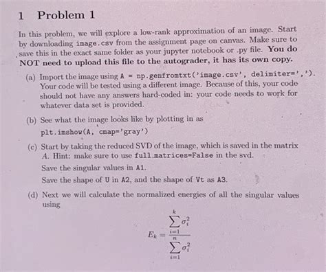 Solved 1 Problem 1 In This Problem We Will Explore A