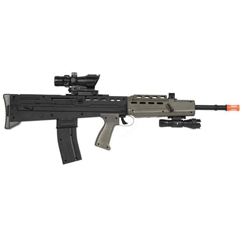 Deltaforce L85a2 Bullpup Tactical Spring Airsoft Rifle W Flashlight